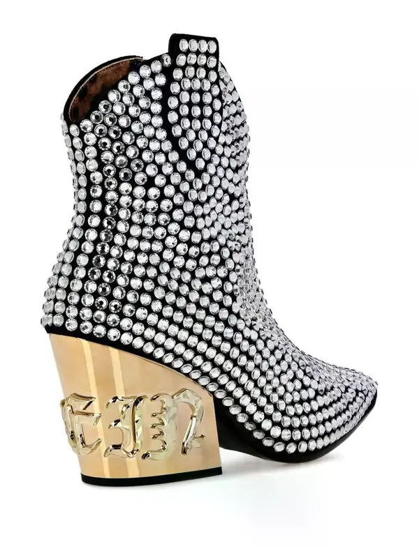 Philipp Plein Stud-embellished Western Boots