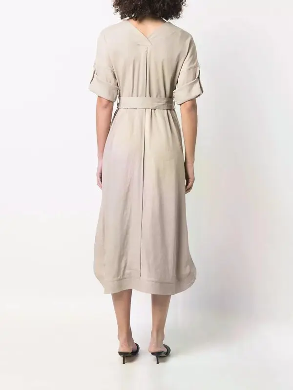 Lorena Antoniazzi Belted Midi Dress