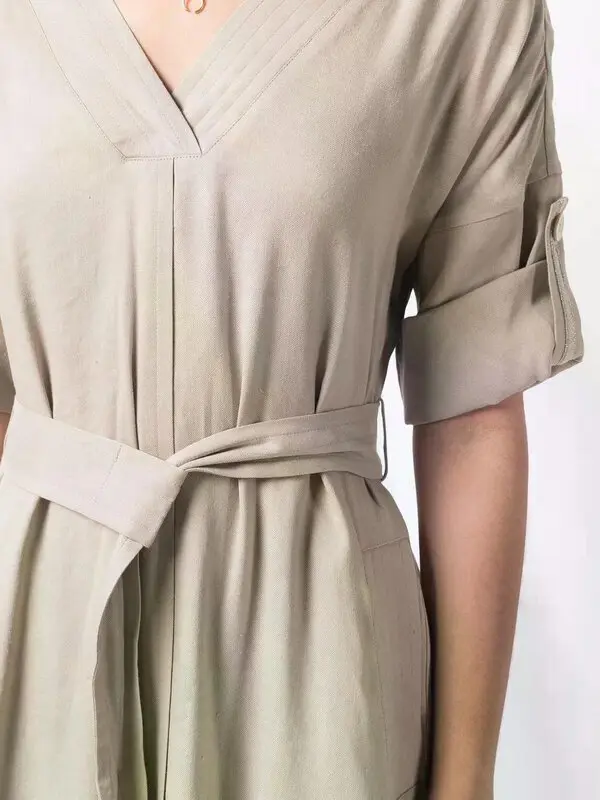 Lorena Antoniazzi Belted Midi Dress