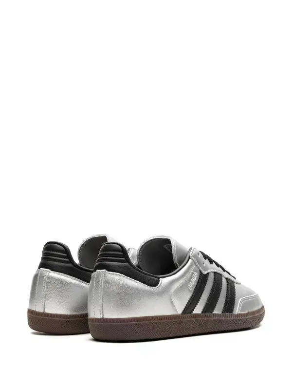 Adidas Samba Og Metallic Sneakers - Silver