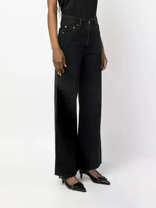 LEVI'S Ribcage High-waisted Wide-leg Jeans
