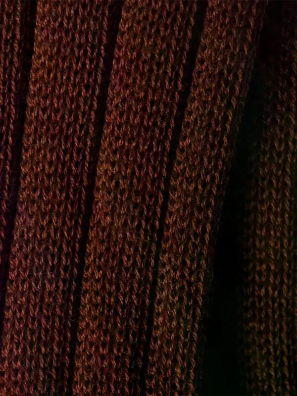 Prada Ribbed Knee-high Socks - Brown