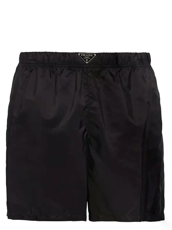 Prada Re-nylon Swim Shorts - Black