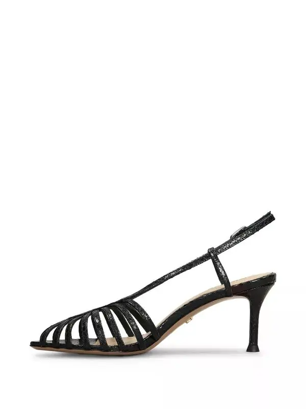 Lola Cruz Leather Slingback Sandals