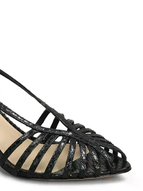 Lola Cruz Leather Slingback Sandals