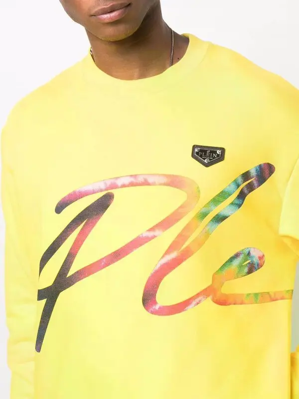Philipp Plein Logo-print Cotton Sweatshirt