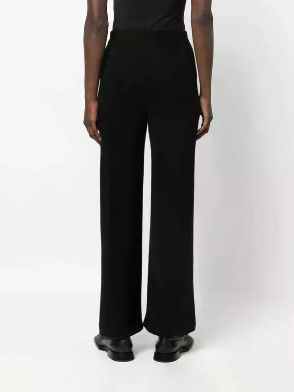 BARRIE Straight-leg Knitted Trousers