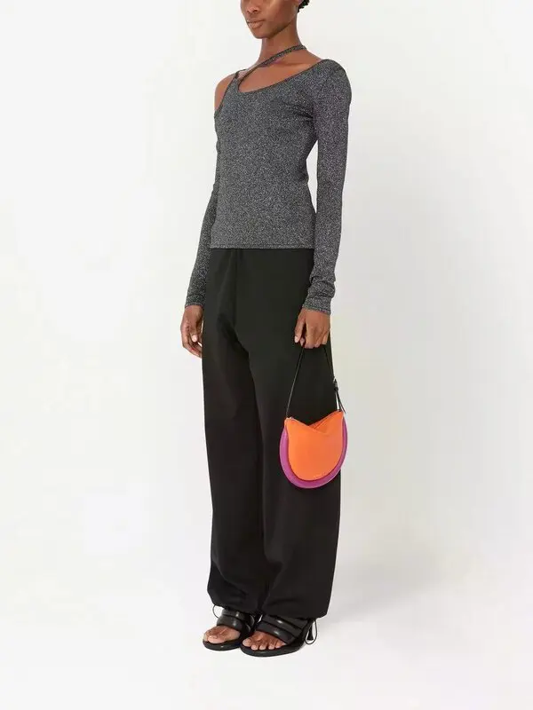 JW Anderson Cut-out Metallic Asymmetric Top