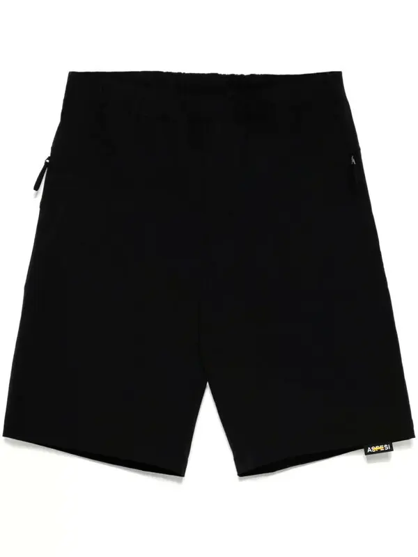 Aspesi Garment Dyed Linen Shorts