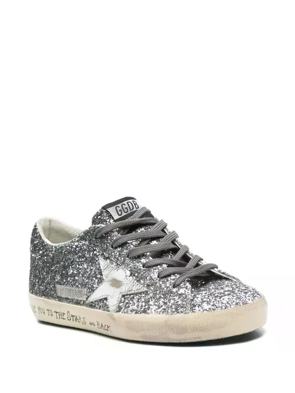 GOLDEN GOOSE Super-star Glitter Sneakers