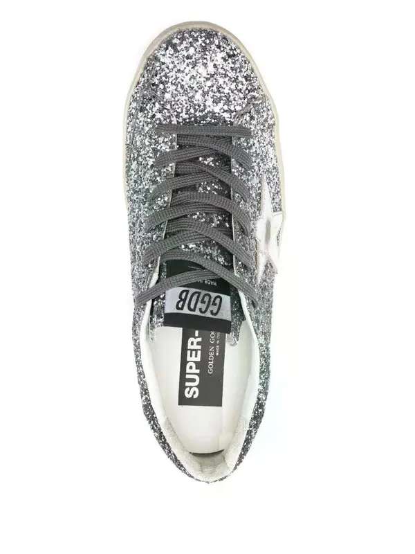 GOLDEN GOOSE Super-star Glitter Sneakers
