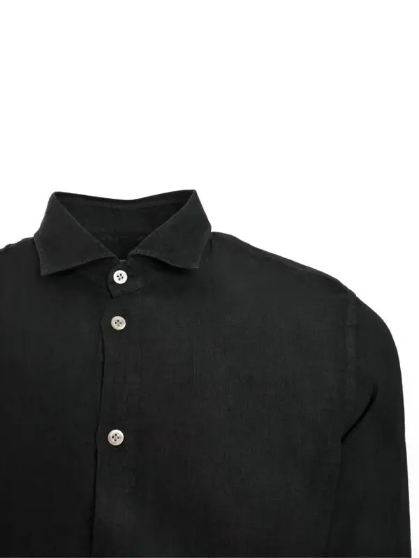 Boglioli Linen Shirt - Black