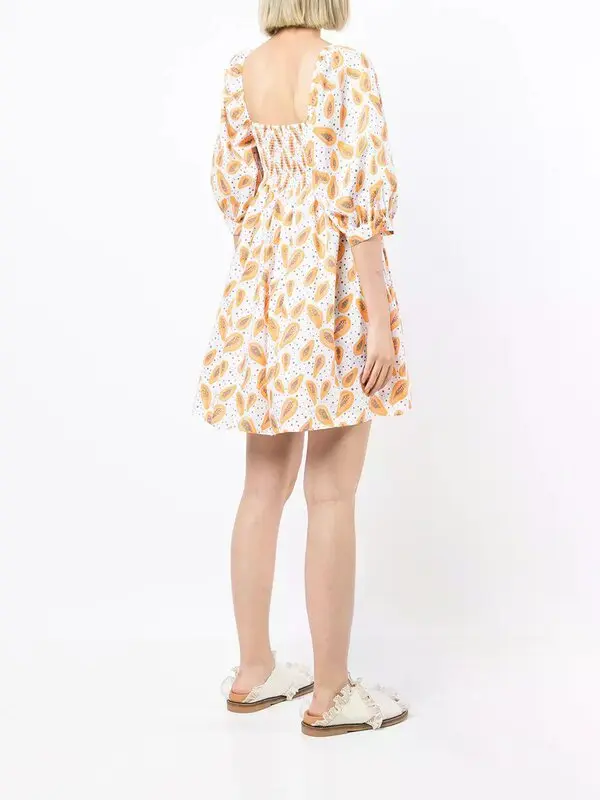 Pitusa Printed Babydoll Dress