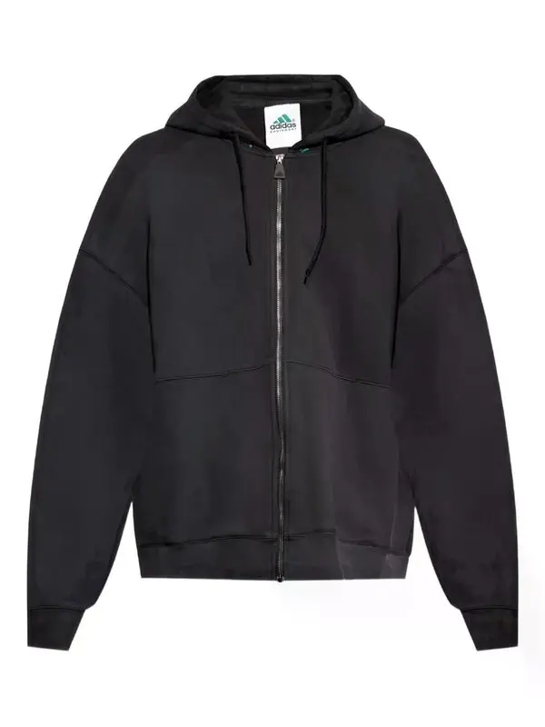 Adidas Fleece Zip-up Hoodie - Black