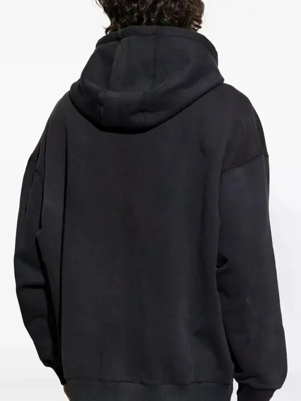 Adidas Fleece Zip-up Hoodie - Black