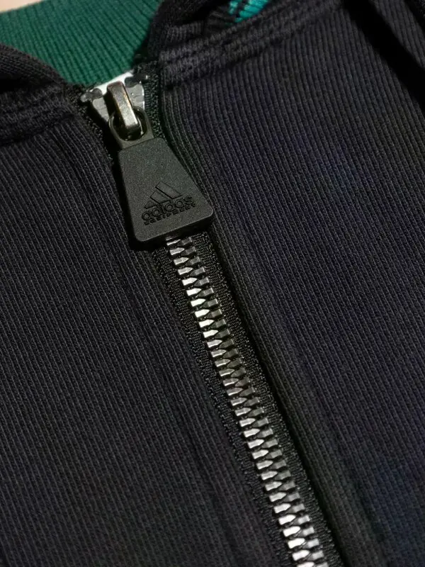 Adidas Fleece Zip-up Hoodie - Black