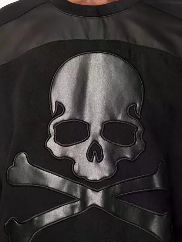 Philipp Plein Panelled Skull Sweatshirt