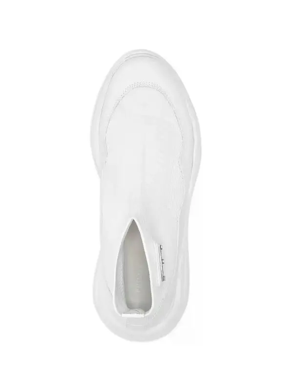 Philipp Plein Logo Plaque Sock Ankle Sneakers