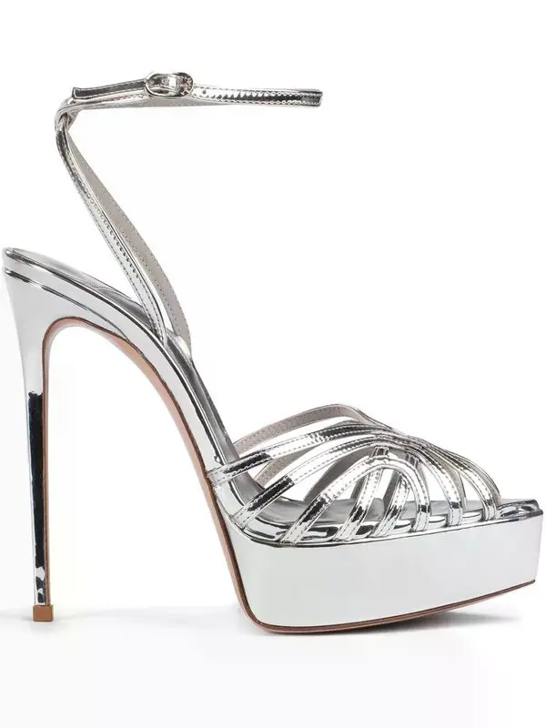 LE SILLA 140mm Embrace Sandals - Silver