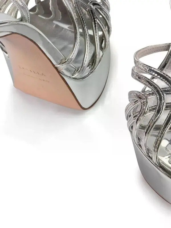 LE SILLA 140mm Embrace Sandals - Silver