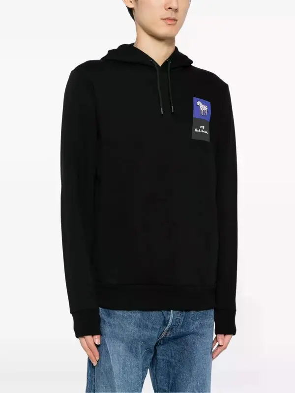 Paul Smith Zebra Print Organic Cotton Hoodie