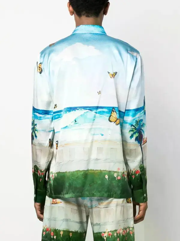 NAHMIAS Butterfly Beach Shirt