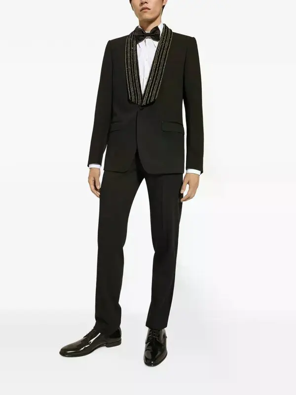 Dolce & Gabbana Sequin-embellished Single-breasted Blazer