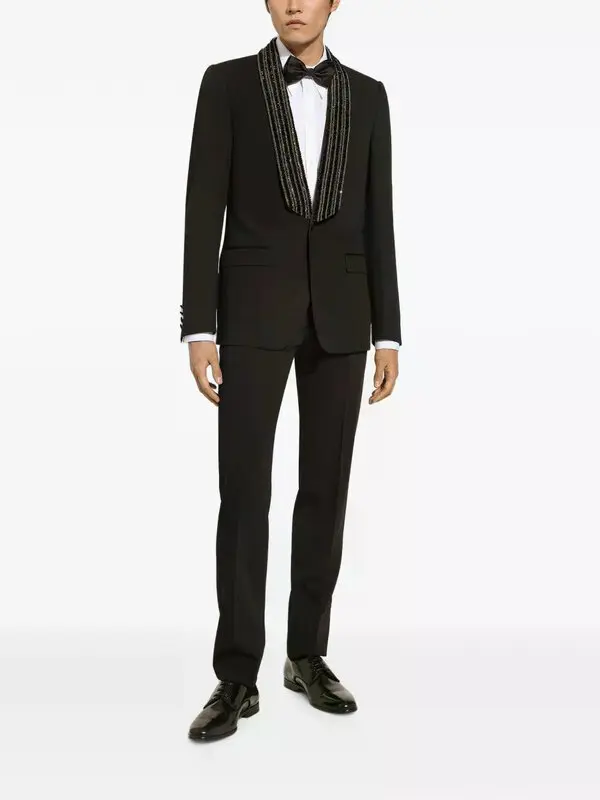 Dolce & Gabbana Sequin-embellished Single-breasted Blazer