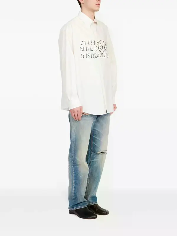 MAISON MARGIELA Asymmetric Cotton Shirt