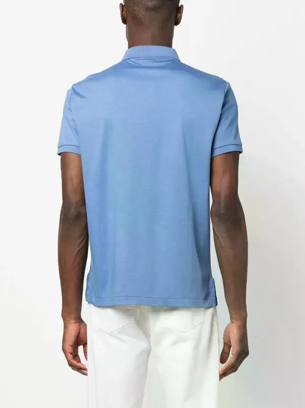 Polo Ralph Lauren Cotton Polo Shirt With Signature Pony Motif - Blue