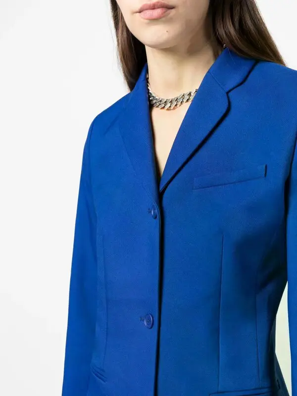 Off-White Darted Twill Blazer