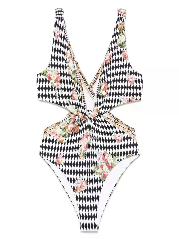 Camilla Rococo Glow Twist Swimsuit - Black