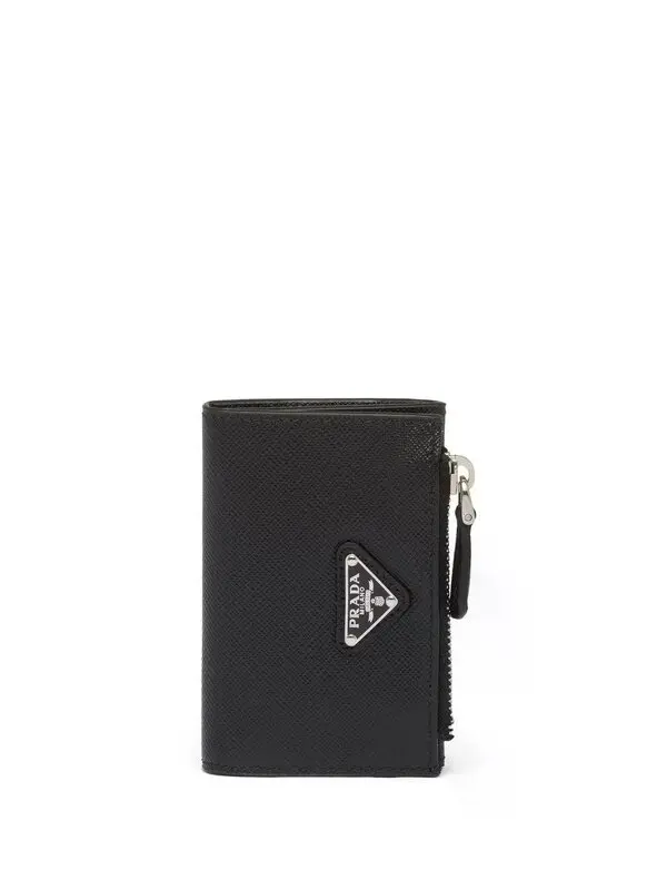 Prada Saffiano Leather Card Holder - Black