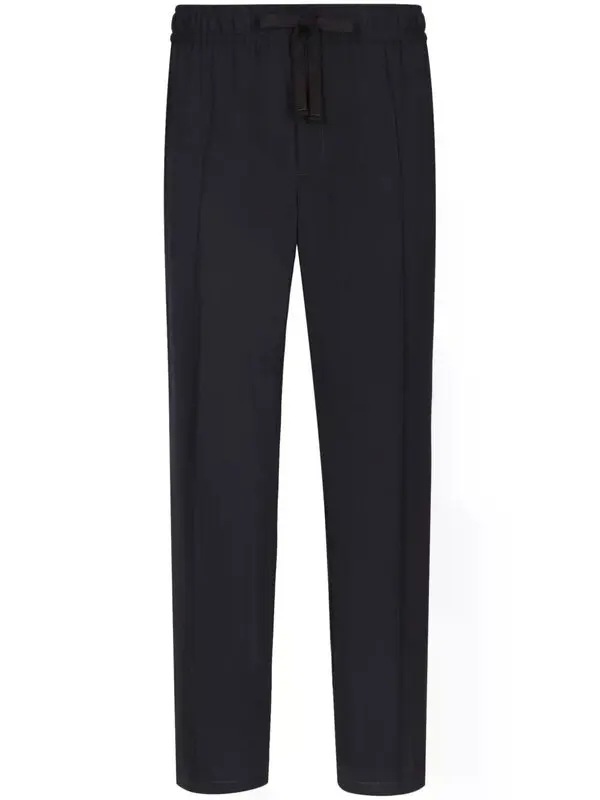 Dolce & Gabbana Navy Stretch-wool Trousers