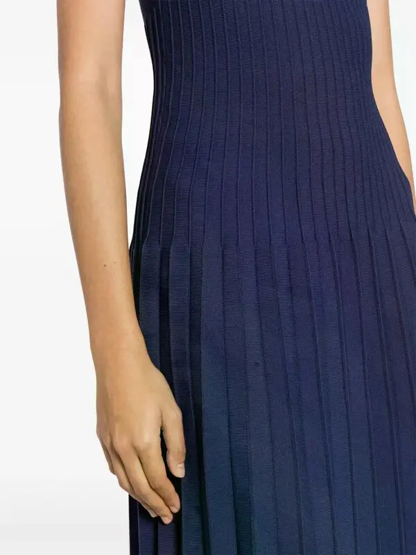 Staud Ellison Pleated Midi Dress