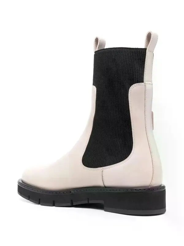 FERRAGAMO Two-tone Pull-on Boots