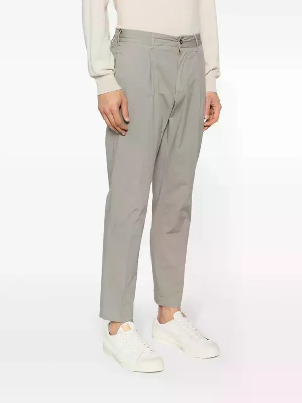 DELL'OGLIO Mid-rise Tapered Chinos