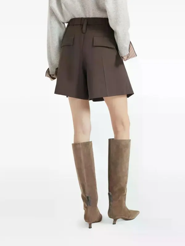 Brunello Cucinelli Pleated Thigh-length Shorts