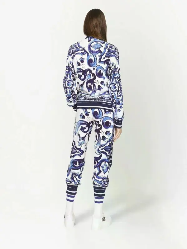 Dolce & Gabbana Majolica Print Track Pants