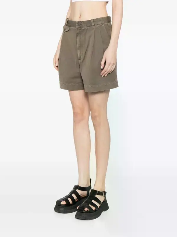 AGOLDE Becker Pleated Shorts