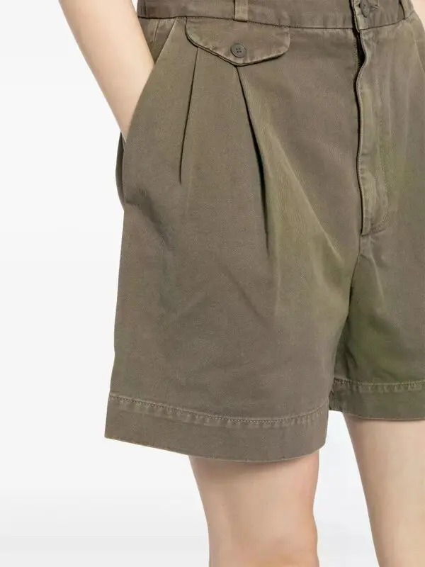 AGOLDE Becker Pleated Shorts