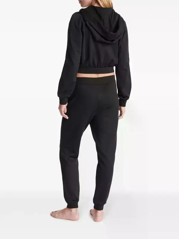 ERES Zip-up Hooded Sweatshirt - Black