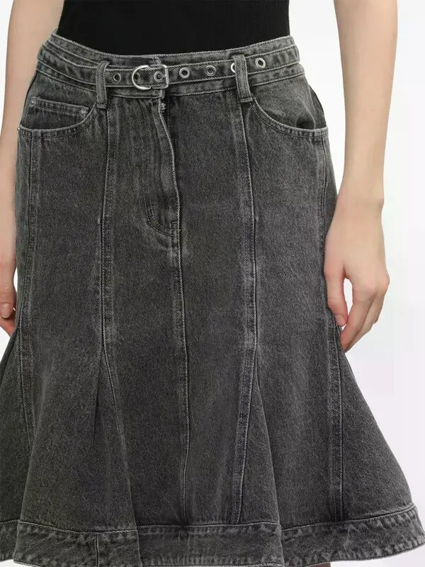 3.1 Phillip Lim Belted Denim Skirt