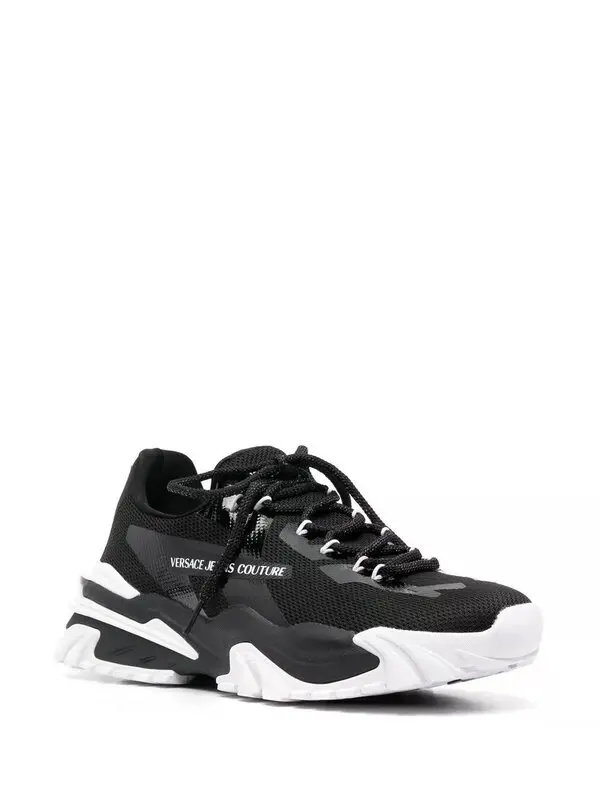 Versace Logo Print Low-top Sneakers