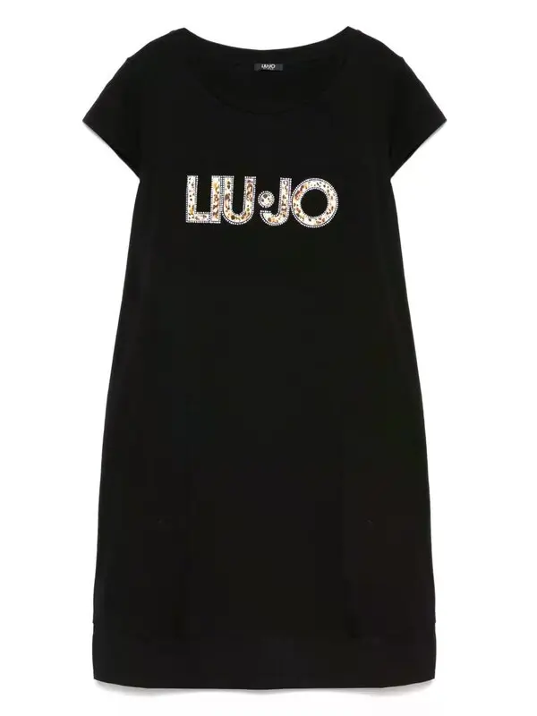 Liu Jo Embellished Mini Dress - Black