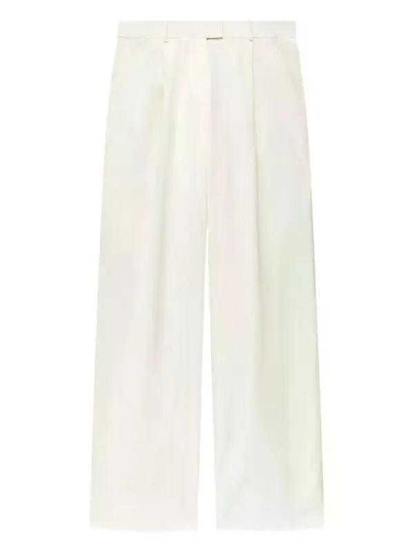 Another Tomorrow Pleated Trousers