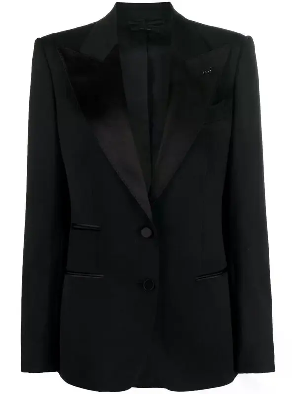 TOM FORD Single-breasted Blazer - Black