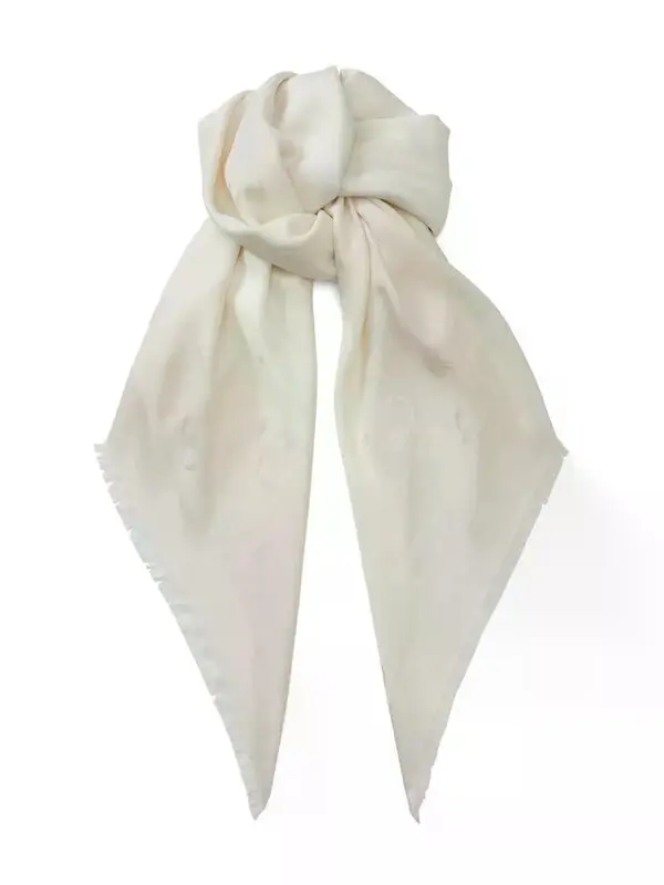 JIMMY CHOO Emani Monogram.jacquard Scarf