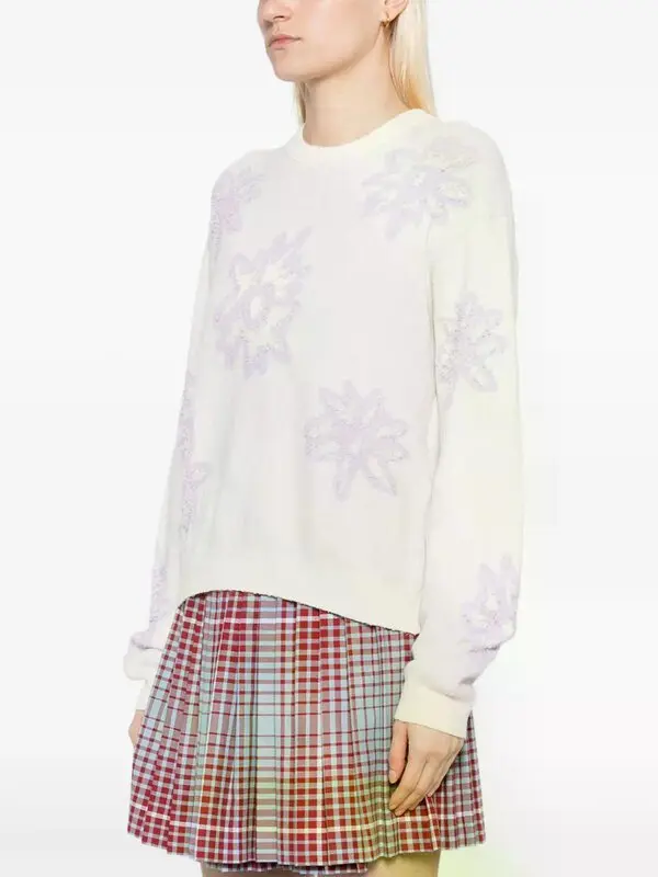 Maison Kitsuné Crew Neck Jumper - Neutrals