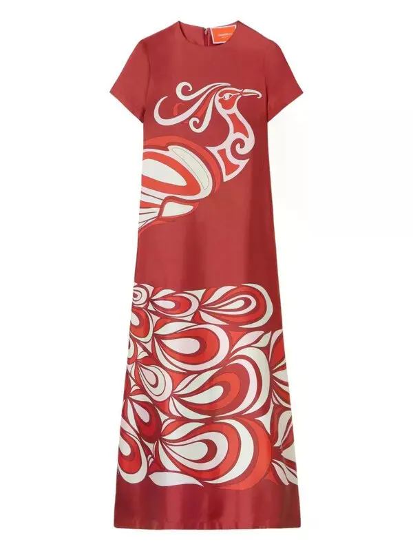La DoubleJ Swing Maxi Dress - Red